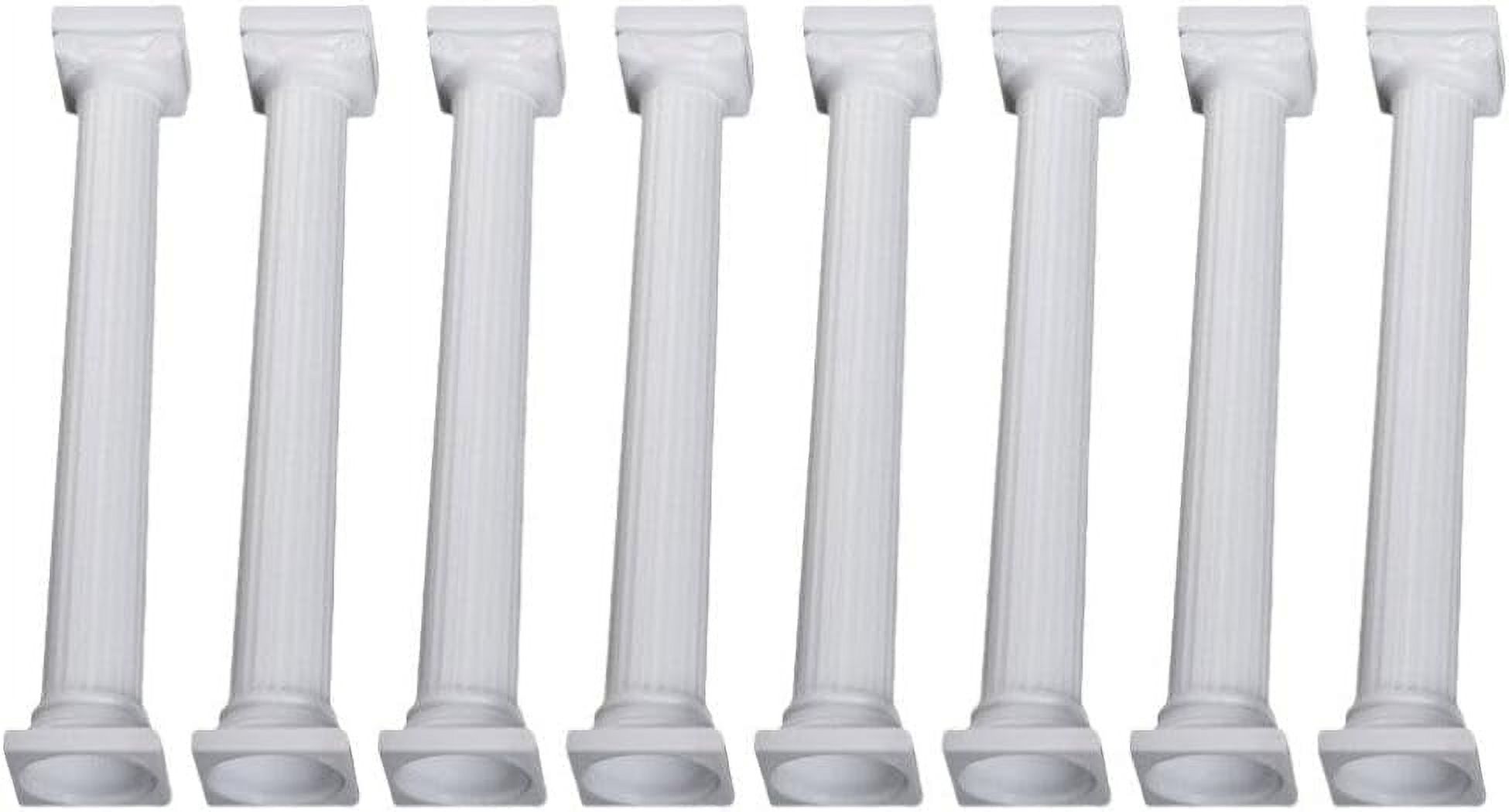8pcs Roman Pillar Cake Stand Wedding Cake Stands Cake Supports for ...