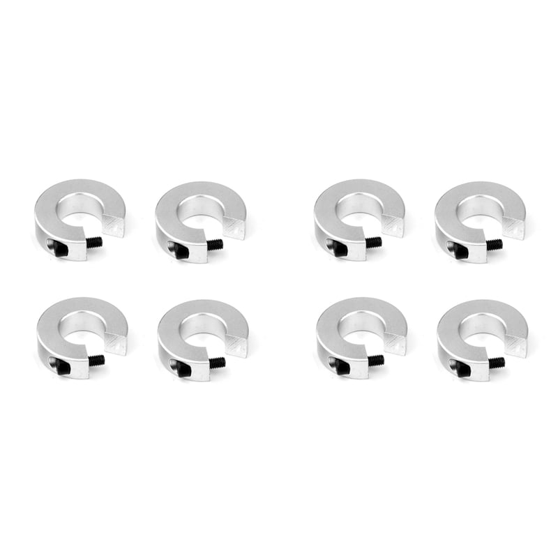 8pcs SBR20 Linear Rail Stop Collars Aluminum Alloy Shaft Limit Fixing ...