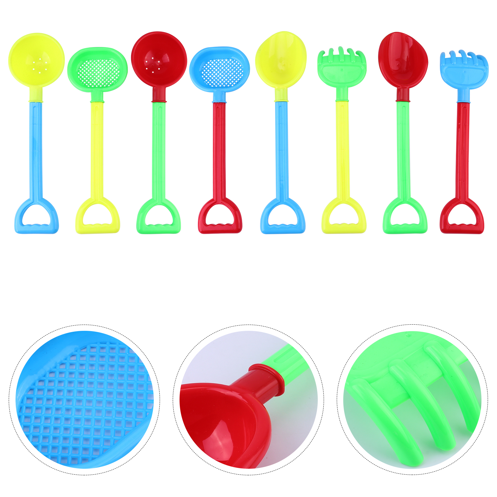 8pcs Sand Shovels Scoop Beach Toy Children Playing Sand Toy Random ...
