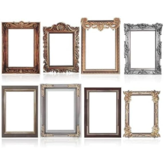 8pcs Scrapbook Photo Frame Stickers, Different Picture Frame Style ...