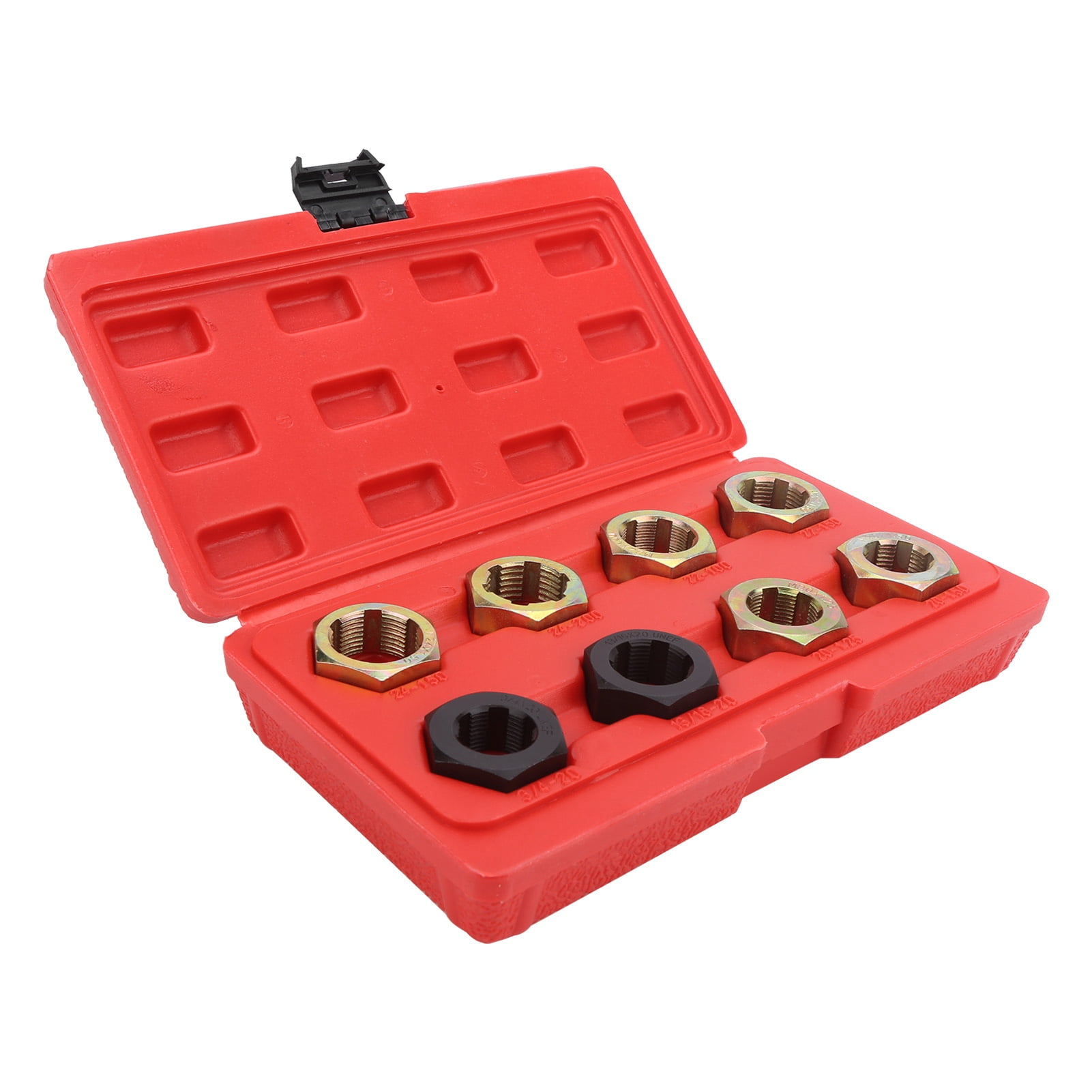 8pcs Screw Thread Repair Kit for Axle Spindle Fractional Metric Carbon ...