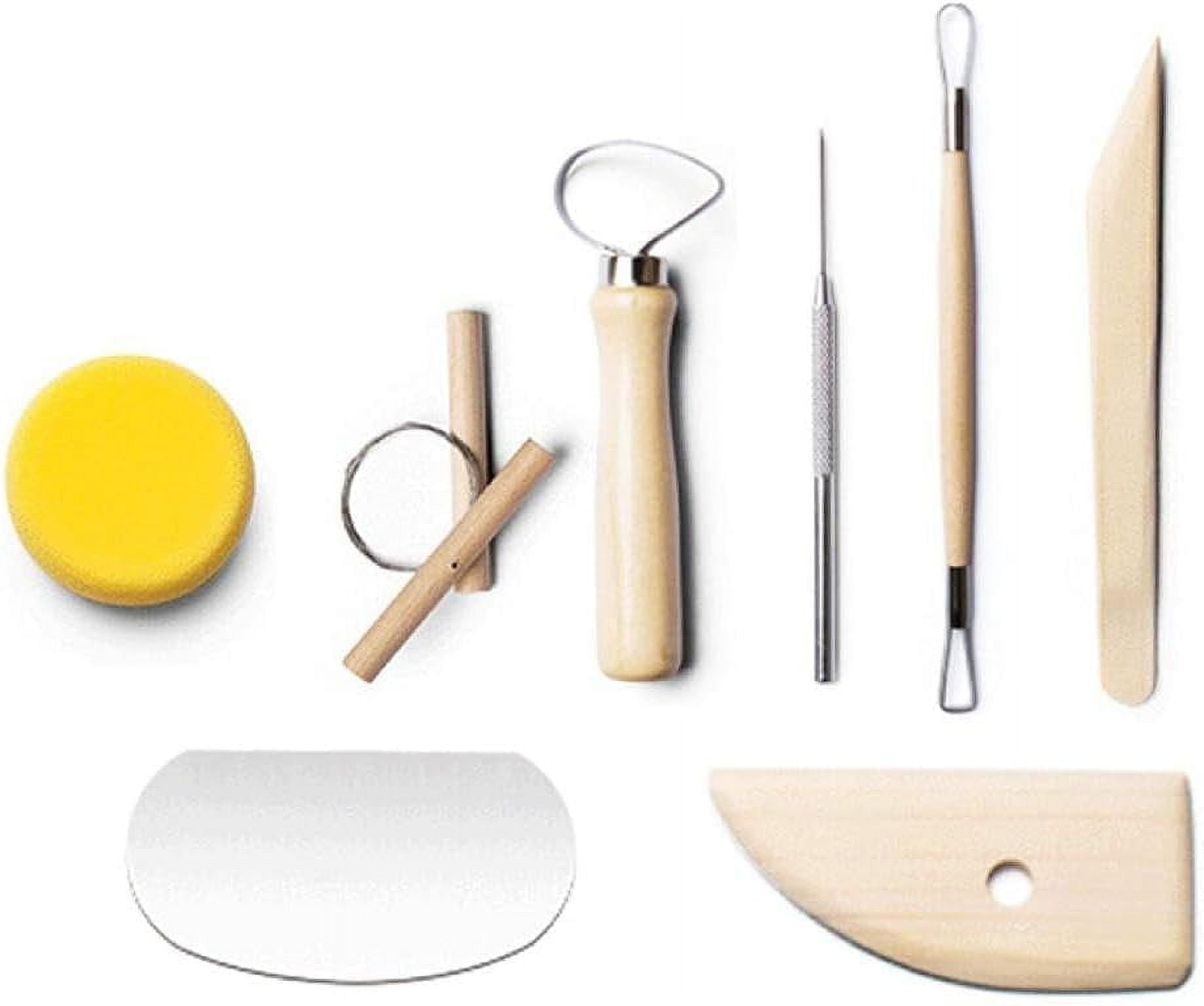 8pcs/Set Carving Clay DIY Tools Pottery Sculpting Clay Tools For Pottery Smoothing Cleaning ...
