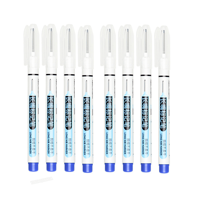 8pcs/Set Oil-Based Long Head Markers Super Long and Durable 20mm Tips ...