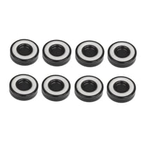 softtouch 2 1/2" Square Carpet Bottom Caster Cups, Brown/Gray (4 Pack ...