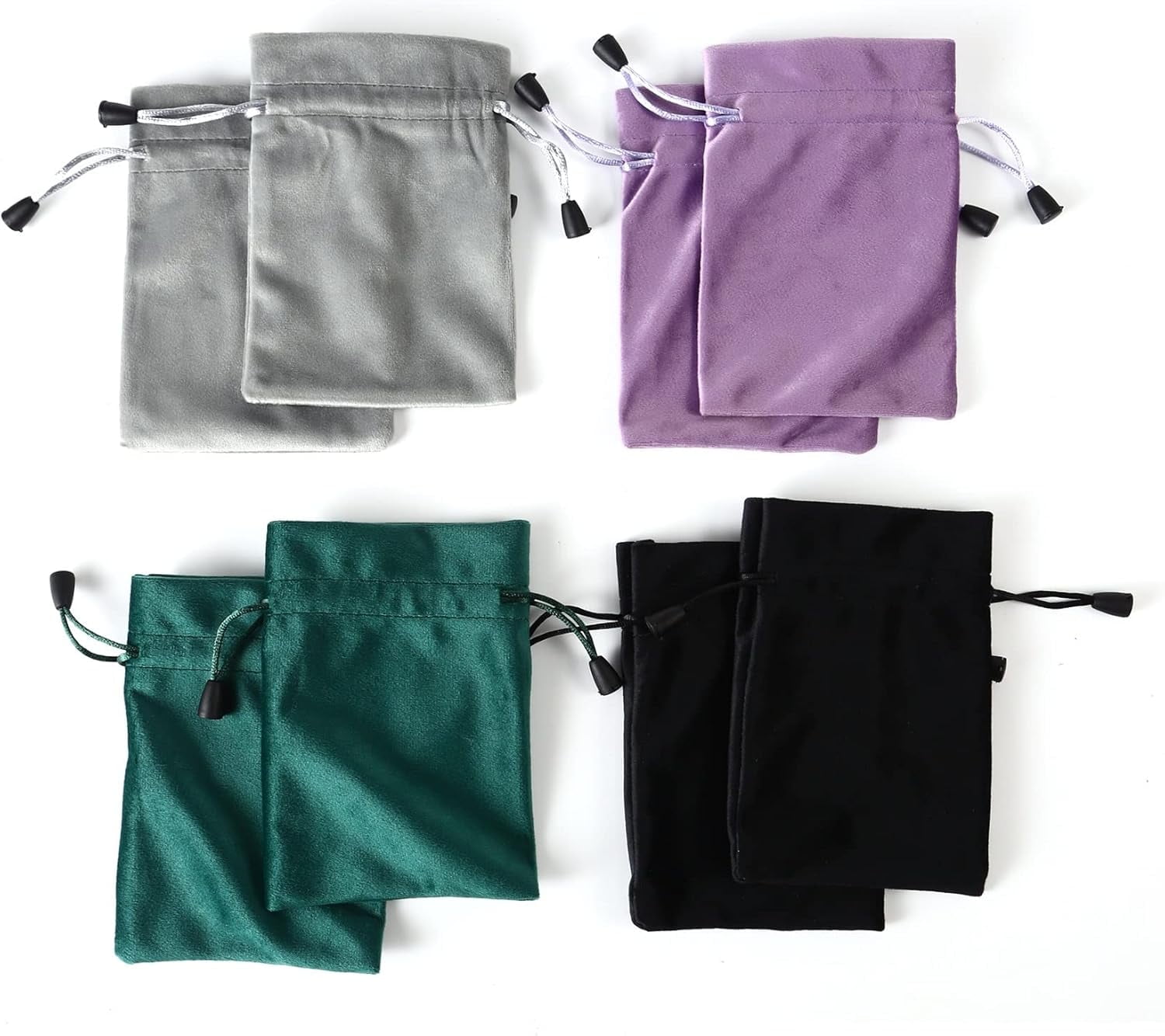 8pcs Small 4 Colors Mixed Gift Fabric Cloth Bag Package Drawstring ...