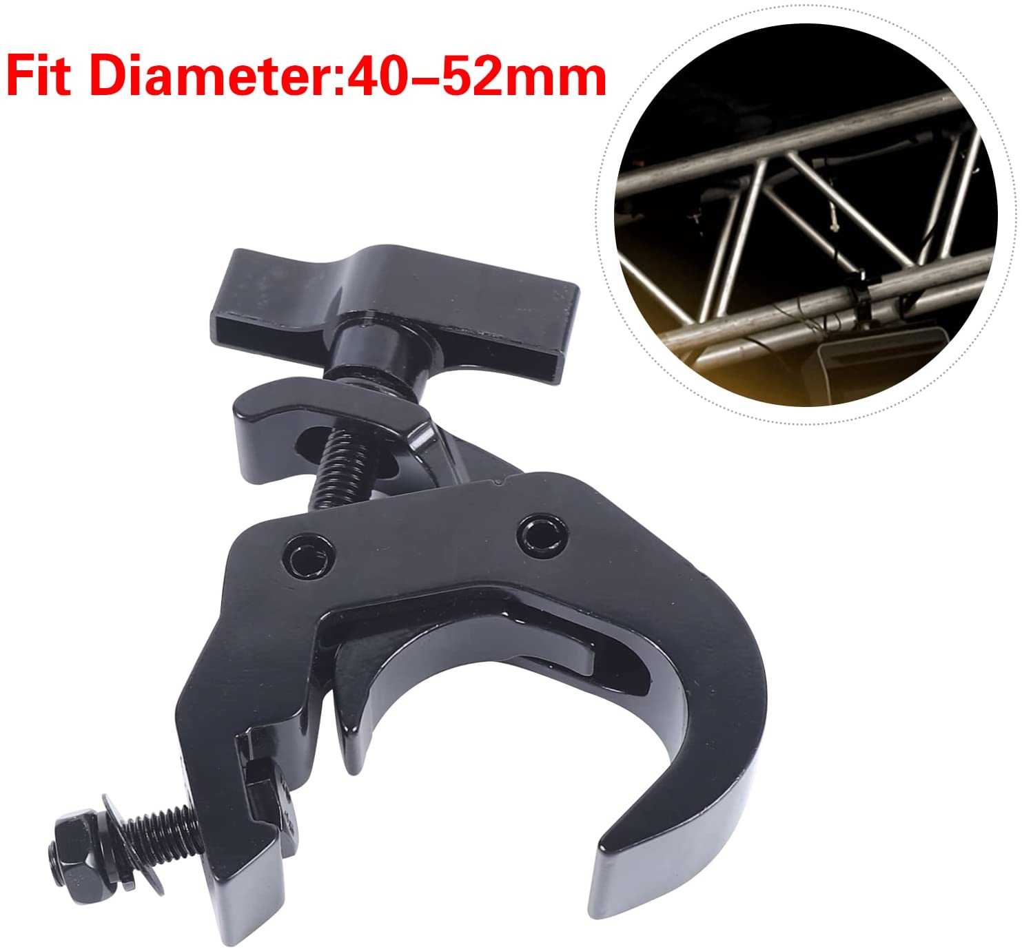 8pcs Stage Light C Clamp Mounting Truss Bracket Hook Heavy Duty Truss ...