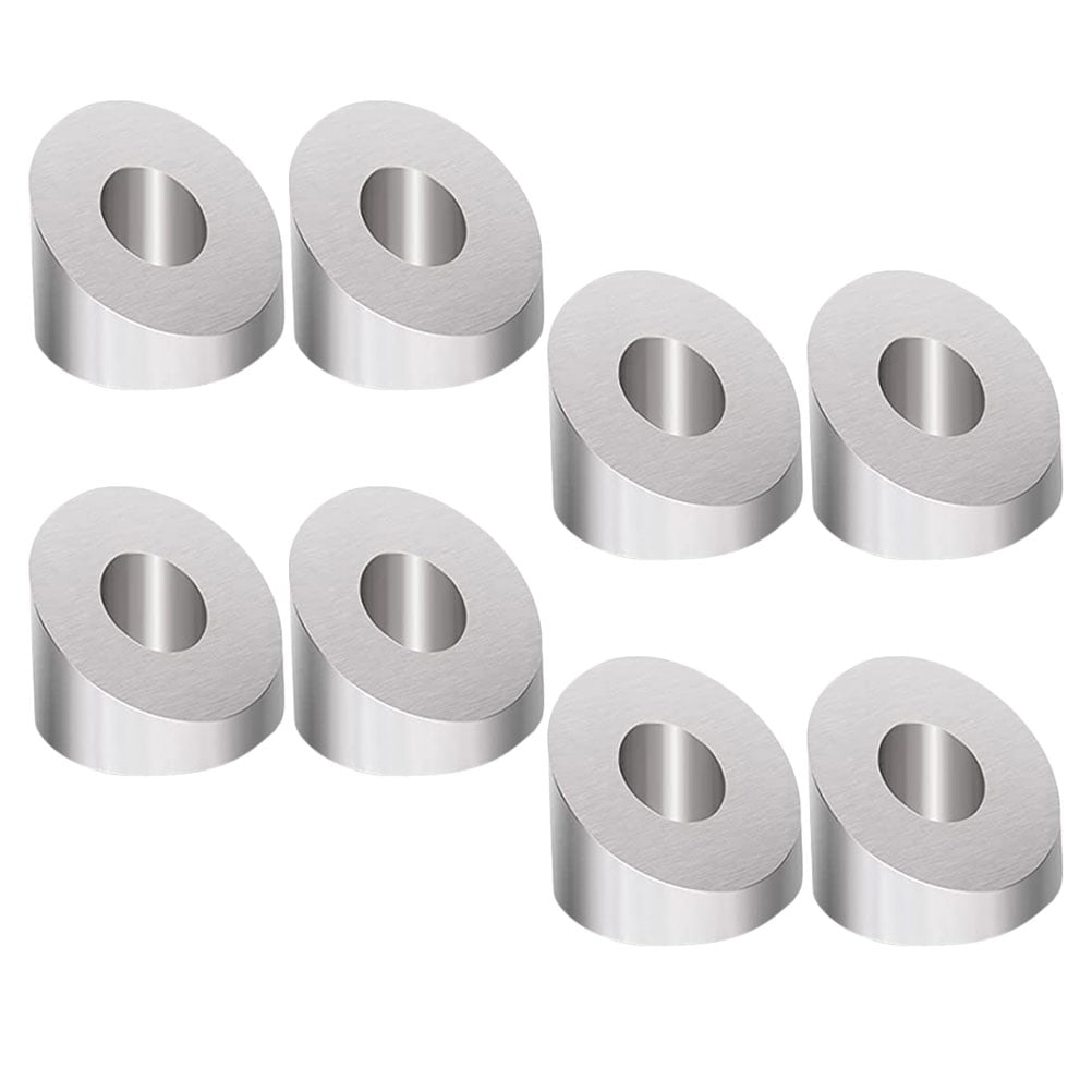 8pcs Stainless 35-Degree Angle Beveled Washer Cable Railing Kit Beveled ...