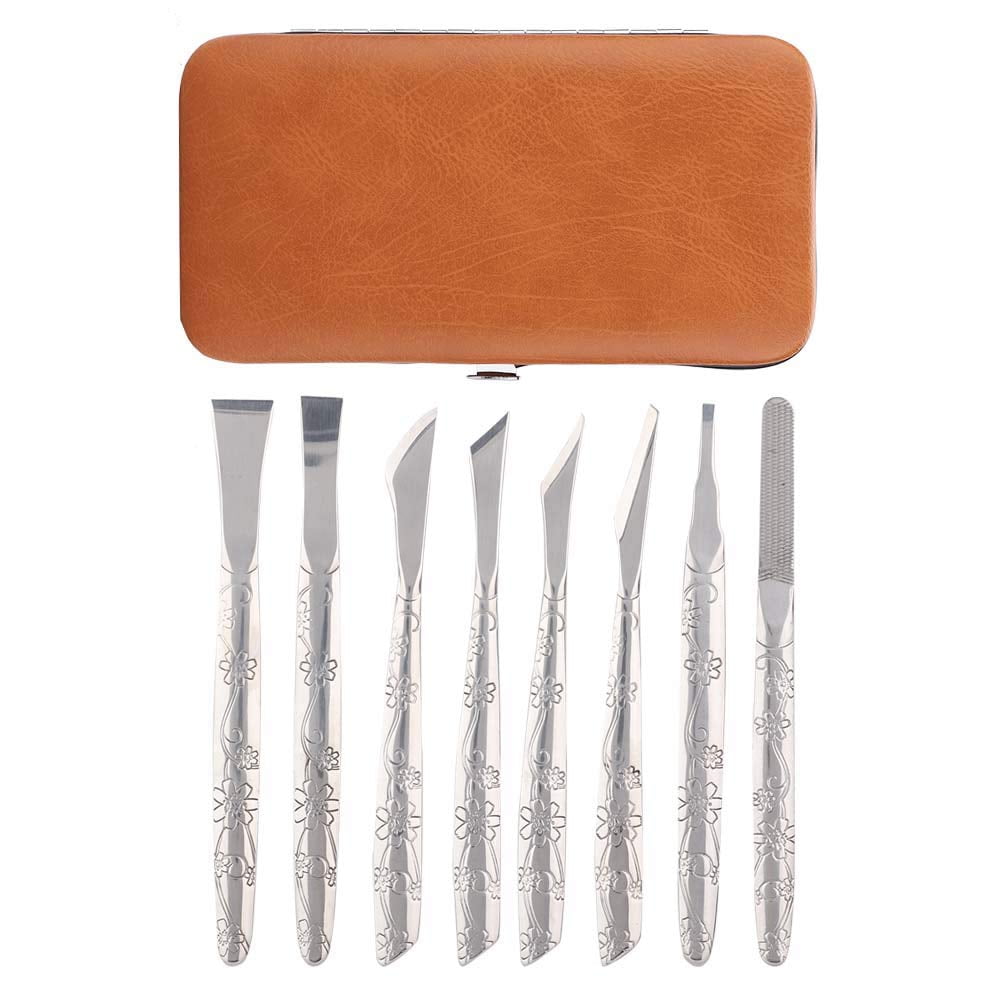 8pcs Stainless Steel Foot File Dead Skin Scraper Horny Remover Foot ...