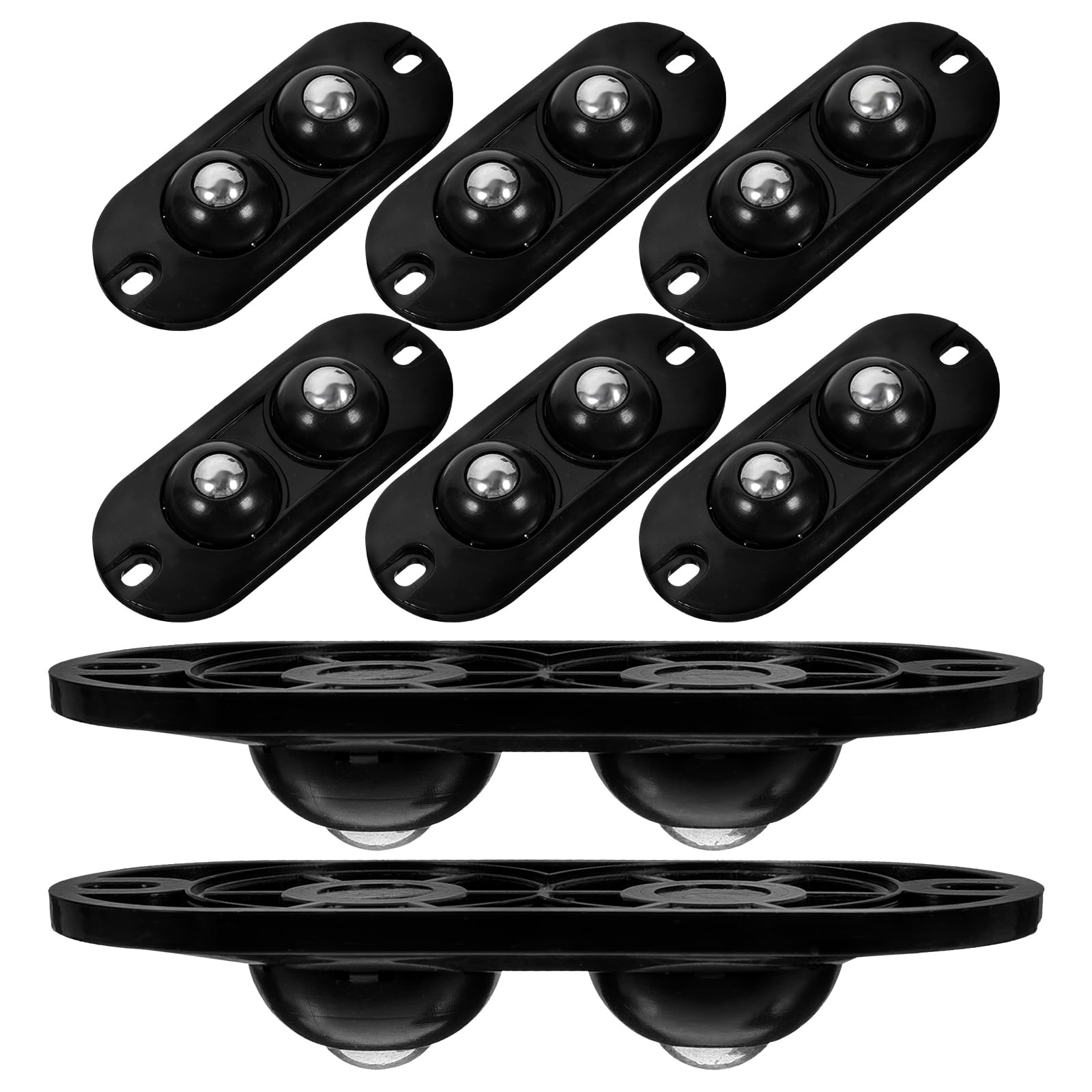 8pcs Stick On Wheels Small Caster Wheels Adhesive Swivel Casters for ...