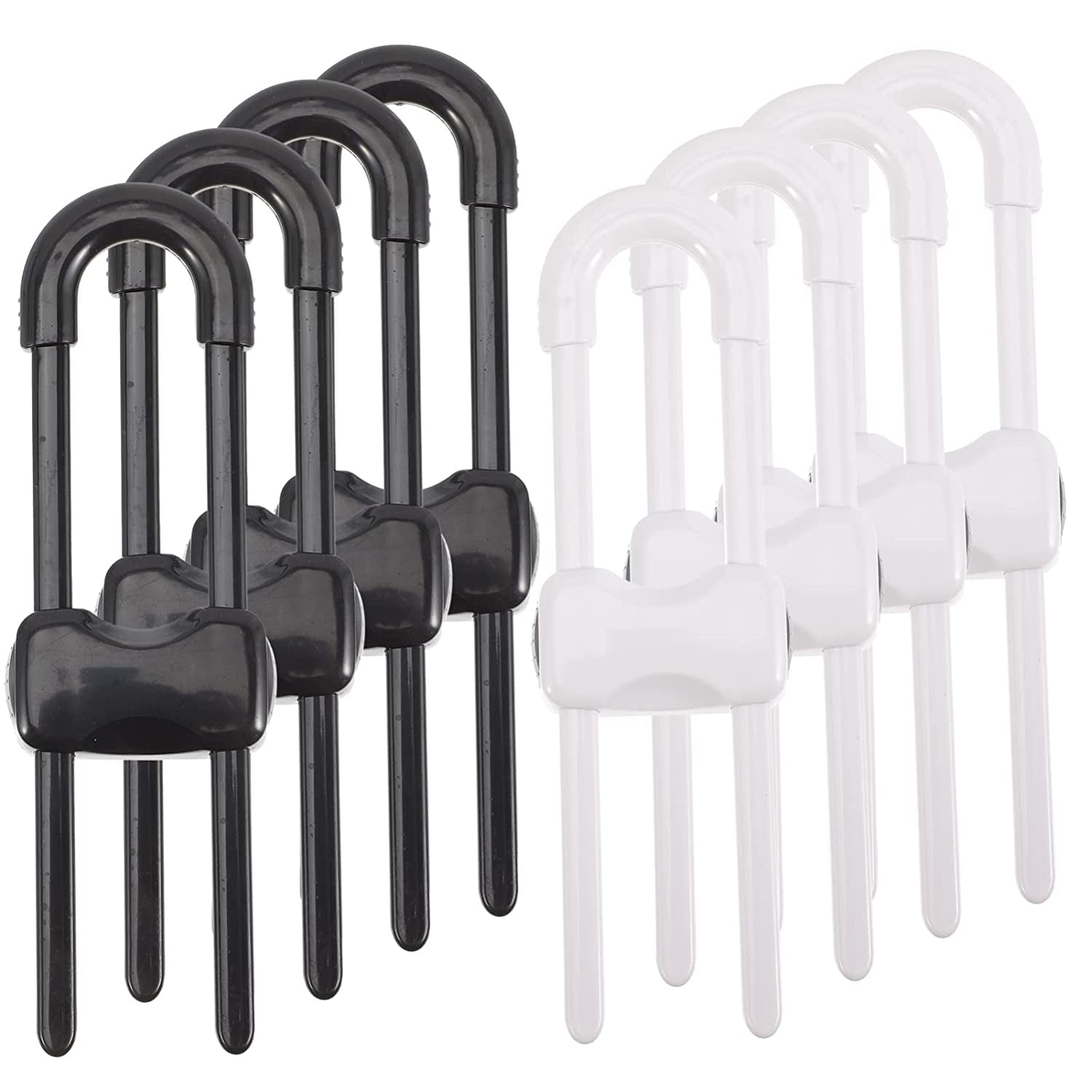 8pcs Storage Baby Lock- for Kids Locks, Proof Safety Plastic Sliding ...