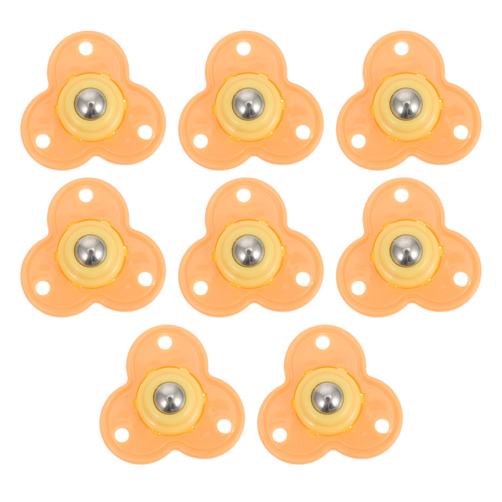 8pcs Storage Box Flexible Caster Wheels Self Adhesive Furniture Wheel ...