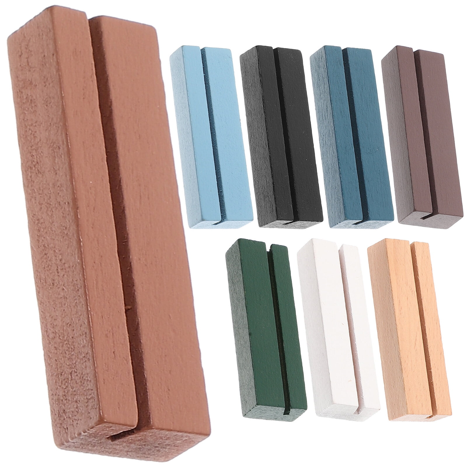 8pcs Tabletop Picture Photo Clips Memo Note Clip Picture Holder Stands ...