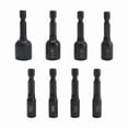 8pcs Tap Die Socket Adapter 1/4 Inch Hex Shank Machine Metric Plug ...