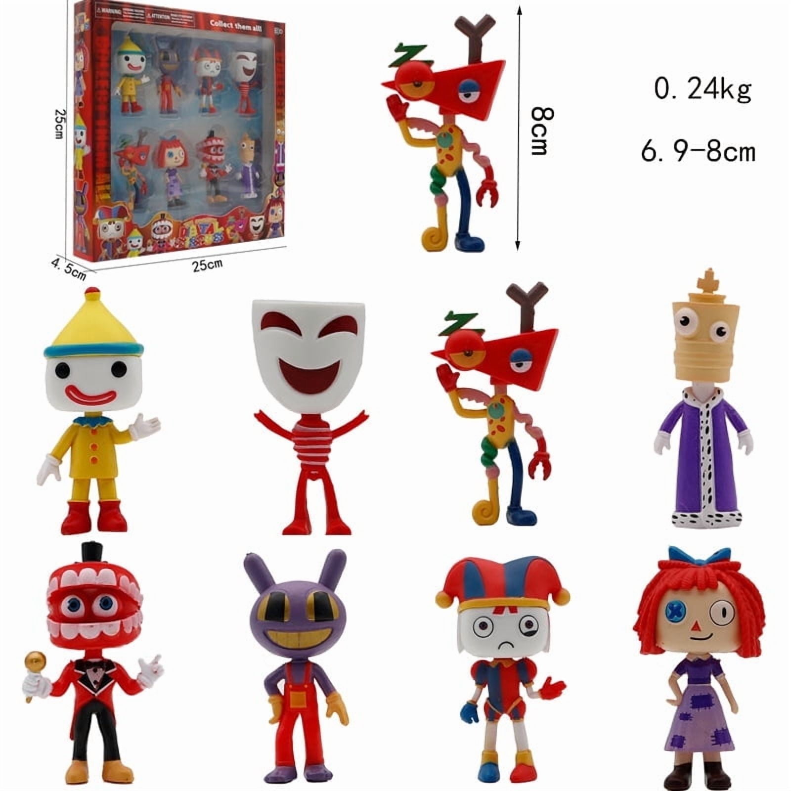 8pcs The Octonauts Decoration Figures Birthday Cake Topper Ornament ...