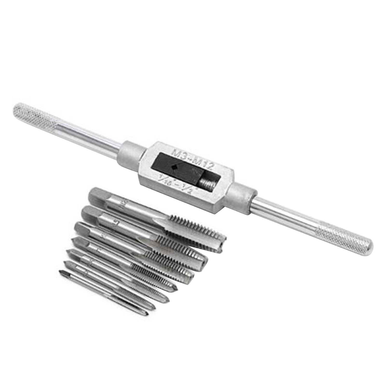 8pcs Thread Metric Machine Hand Screw Thread Plug Taps Set M3 M4 M5 M6 ...