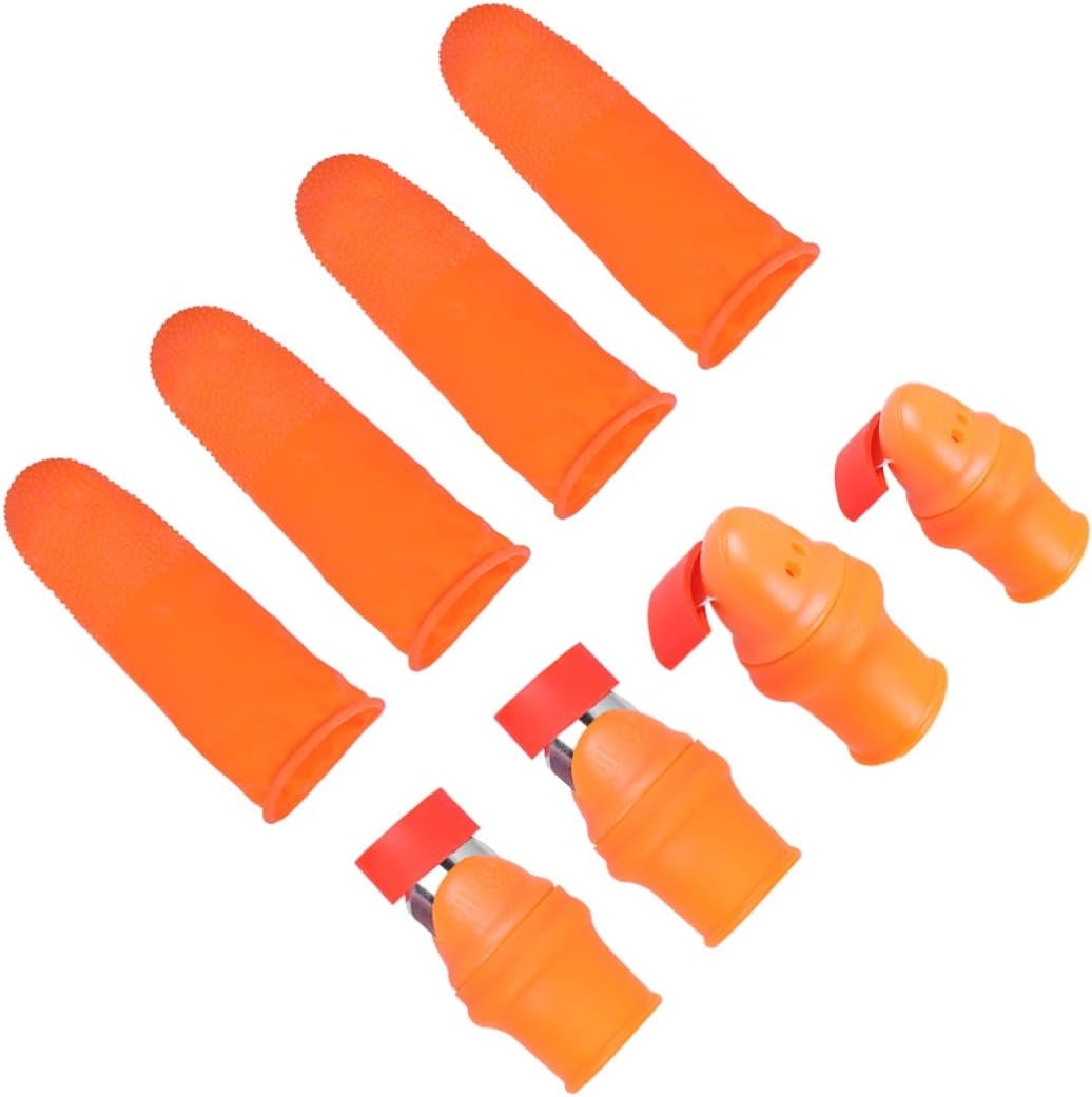 8pcs Thumb Gardening Thumb Cutter Multi Shapes Finger Cutter Picker ...