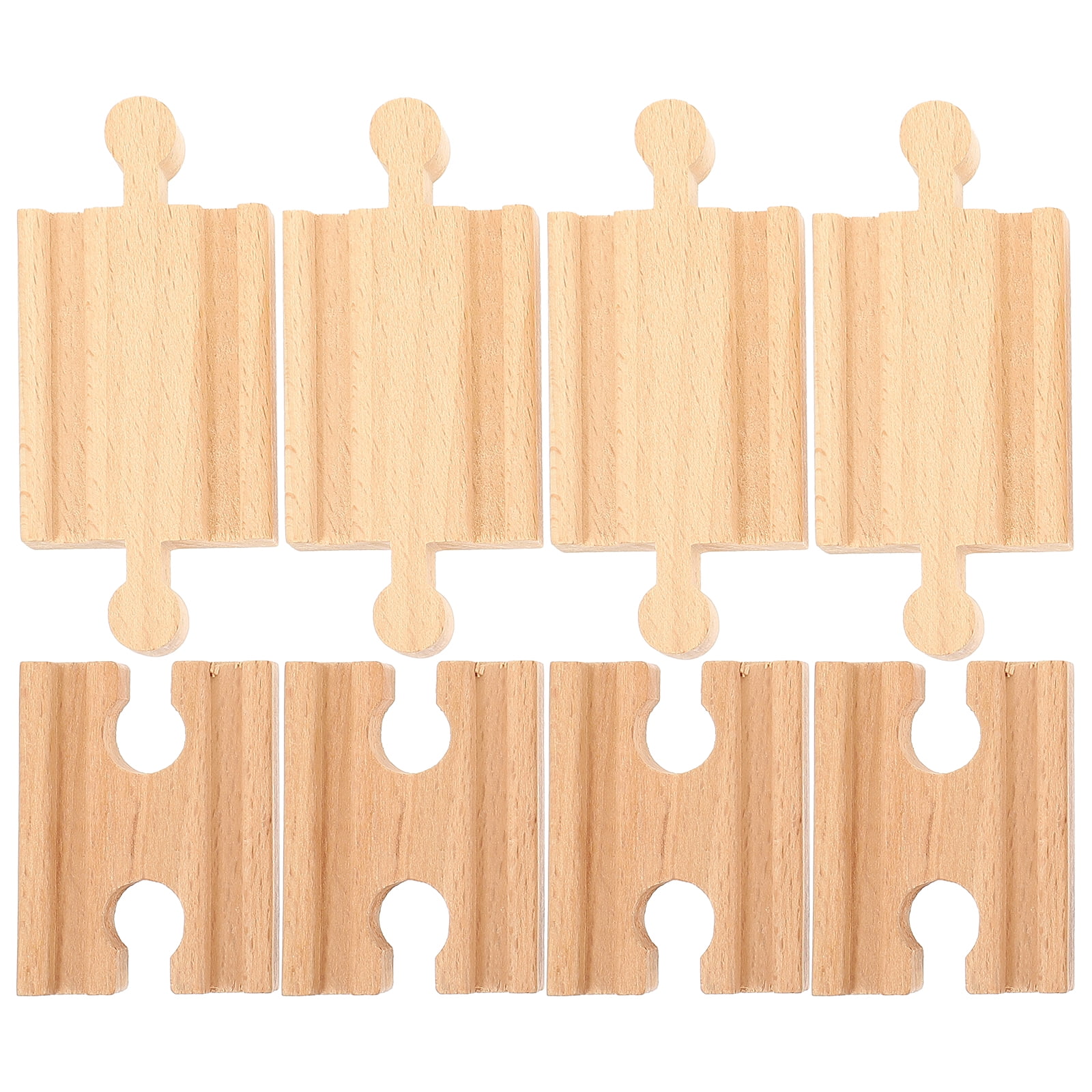 8pcs Train Track Toys Track Scene Layout Props Toy Train Tracks ...