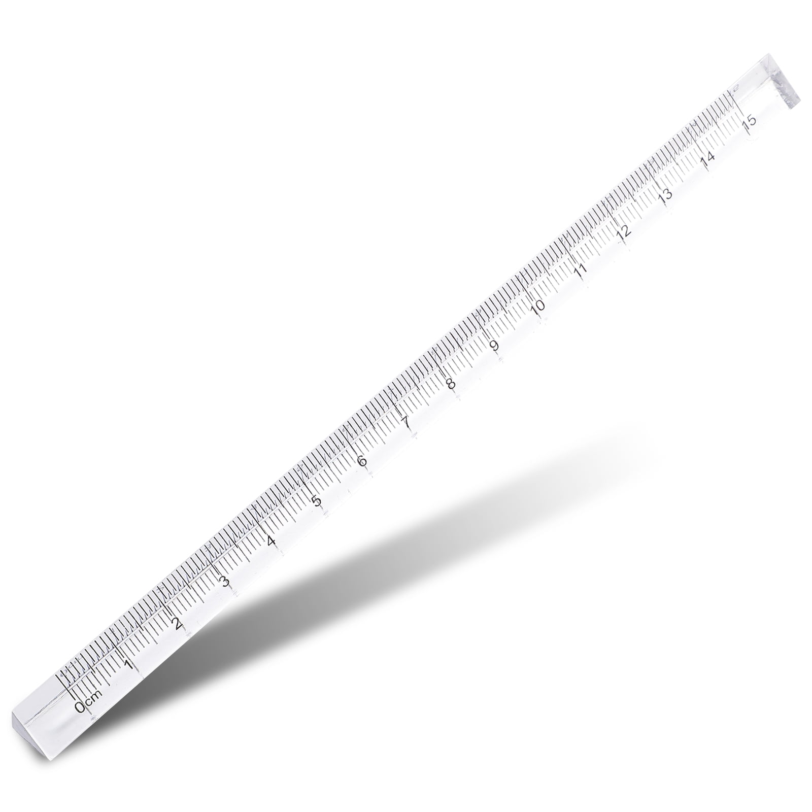 8pcs Triangular Rulers Clear Scale Rulers Students Drawing Rulers ...