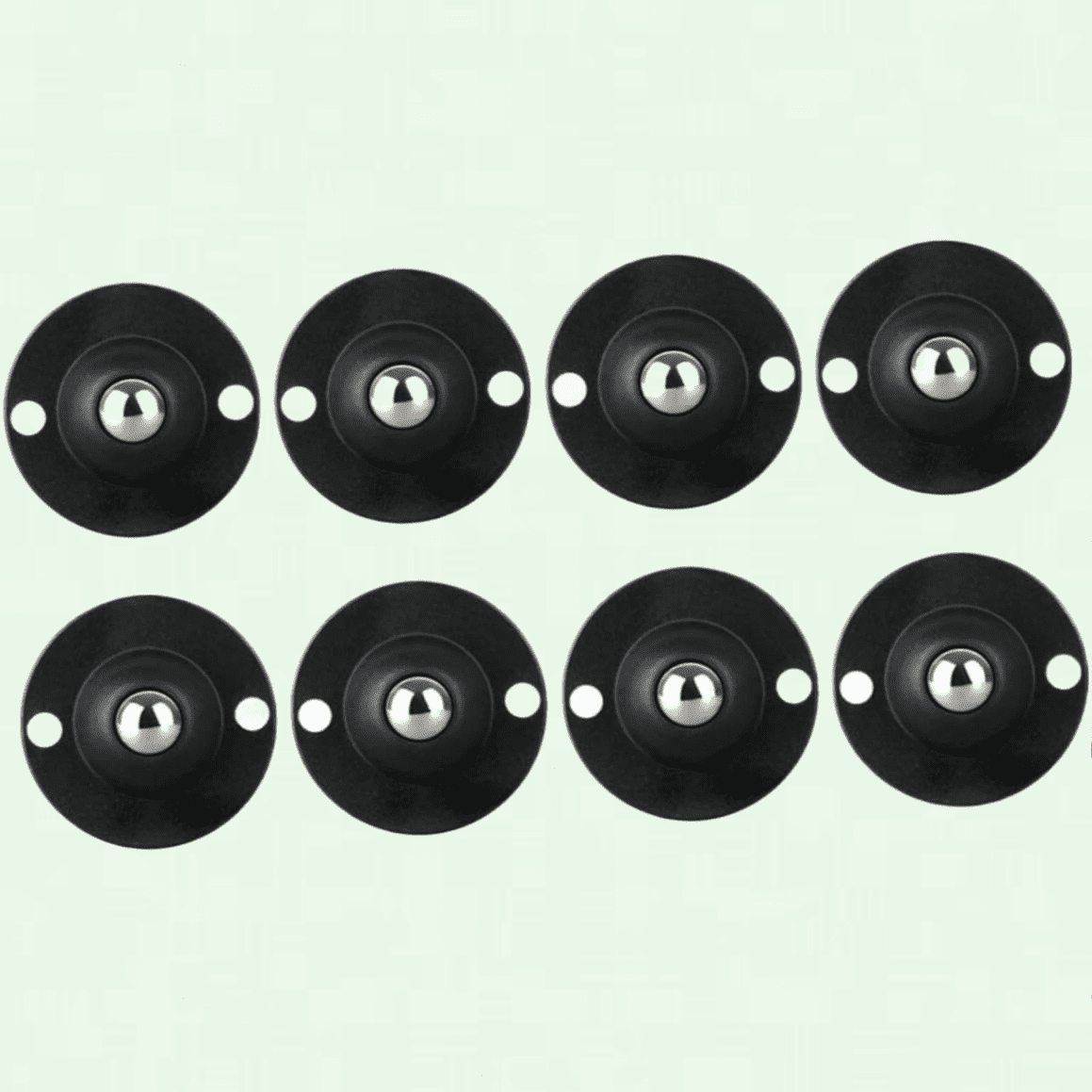 8pcs Universal Swivel Caster Wheels, Self-Adhesive Mini Wheels with 360 ...