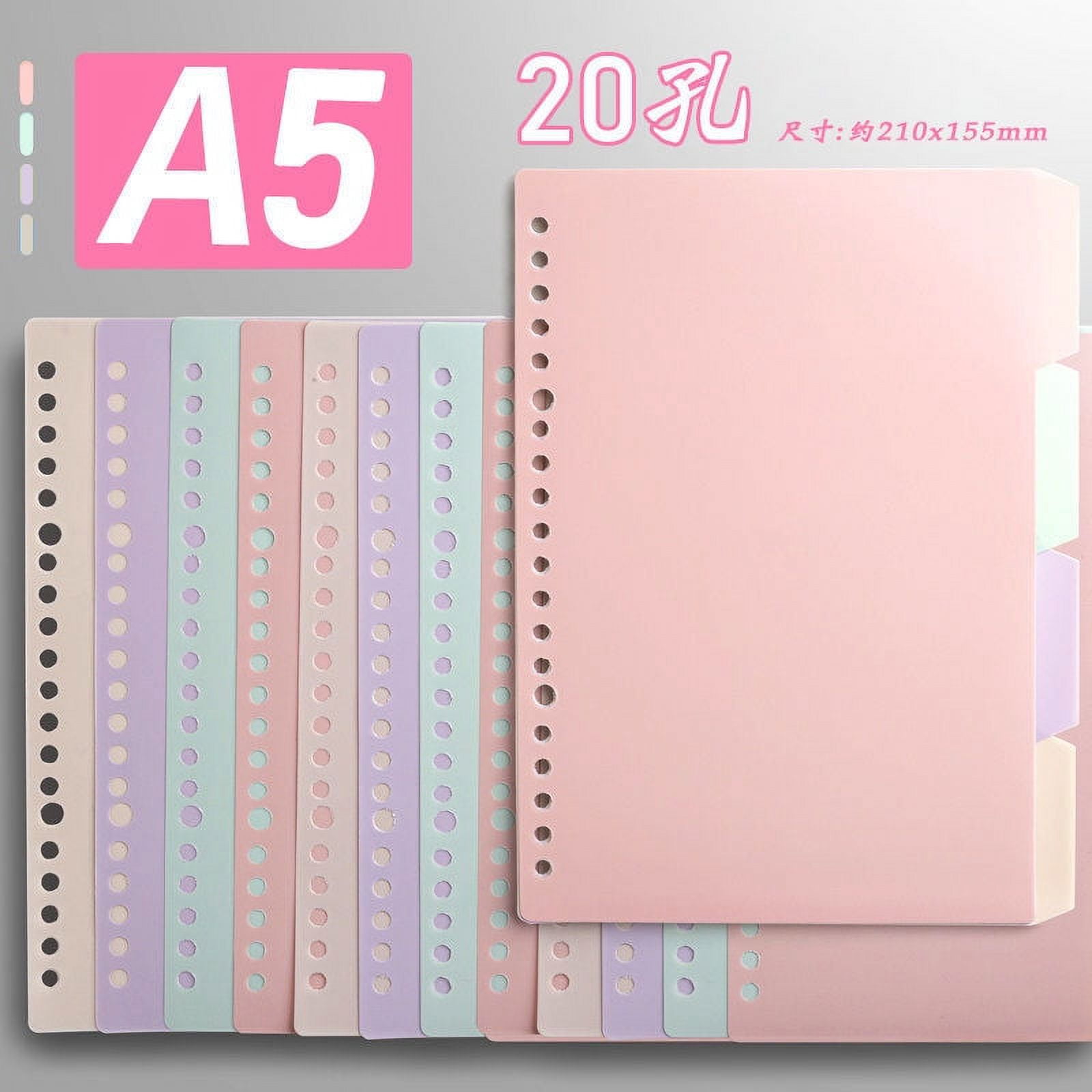 8pcs Versatile File Dividers Bookmark Paper Dividers Loose-leaf Page ...