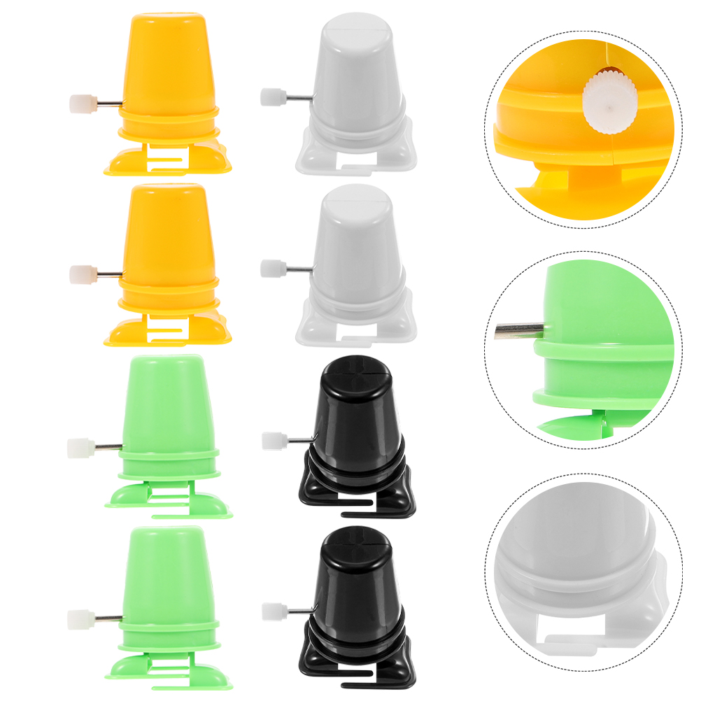 8pcs Walking Robot Toy With Clockwork Legs Children Diy Mini Windup ...