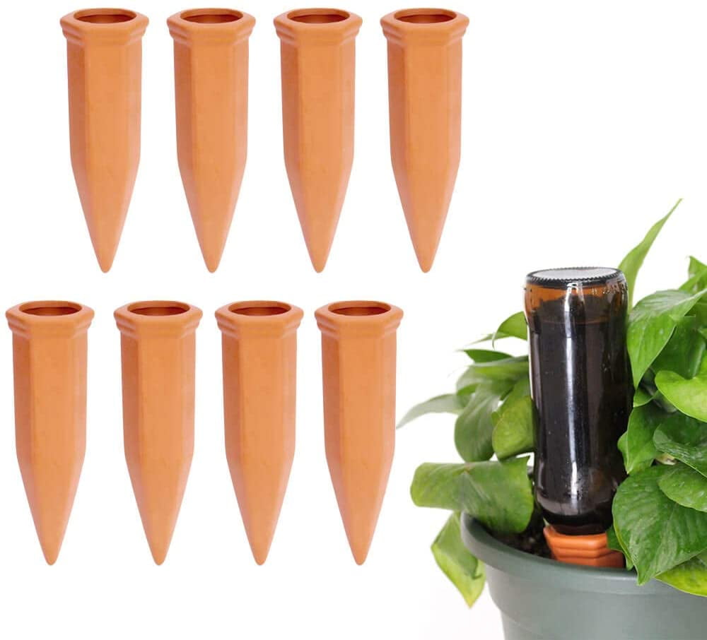 8pcs Watering Spikes - Automatic Self Watering Stakes, Plant Watering ...