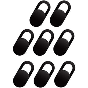 Camera Covers for Phones and Laptops in Black and Clear Styles