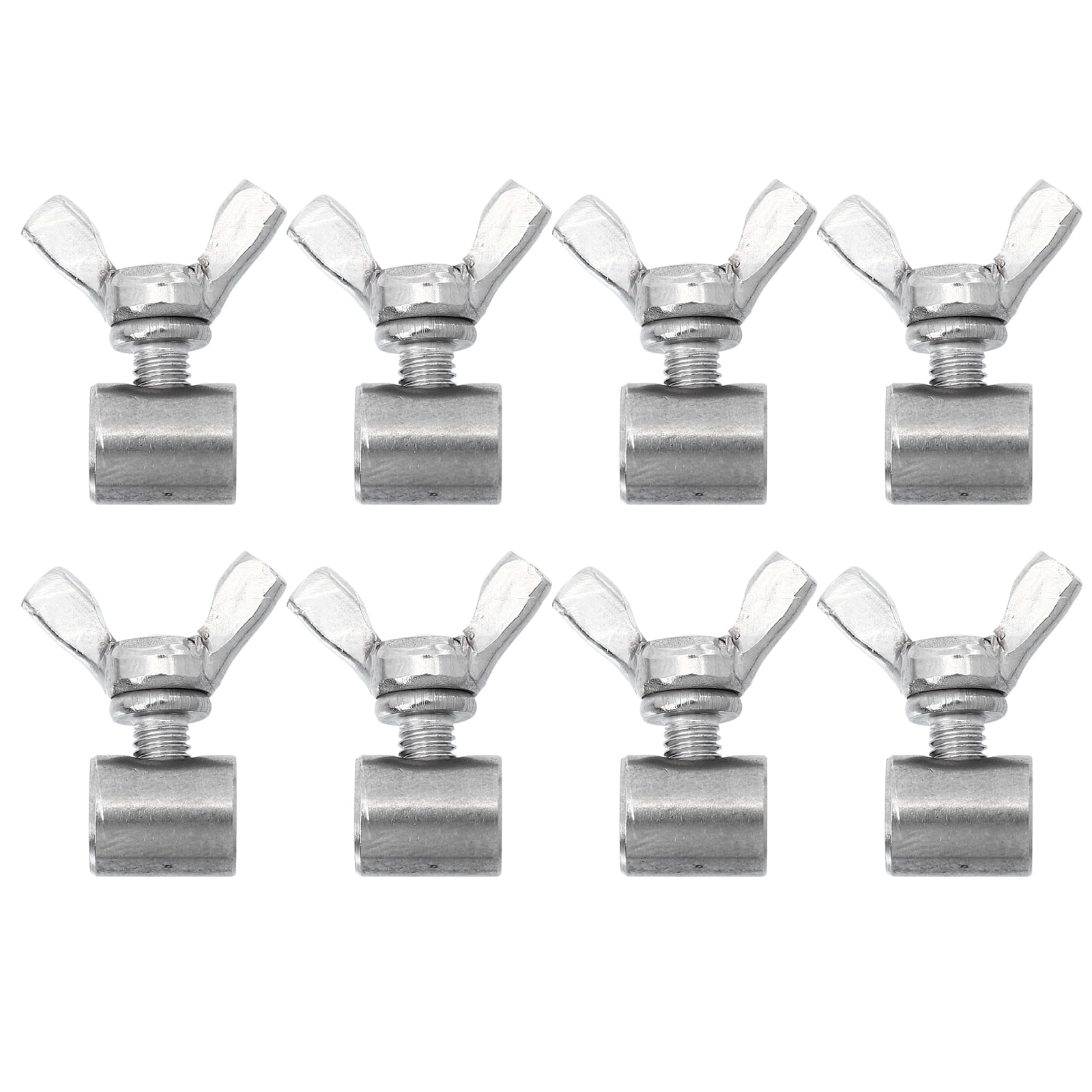 8pcs Wire Rope Cable Clip Stainless Steel Hand Screw Clamp for 2-4mm ...