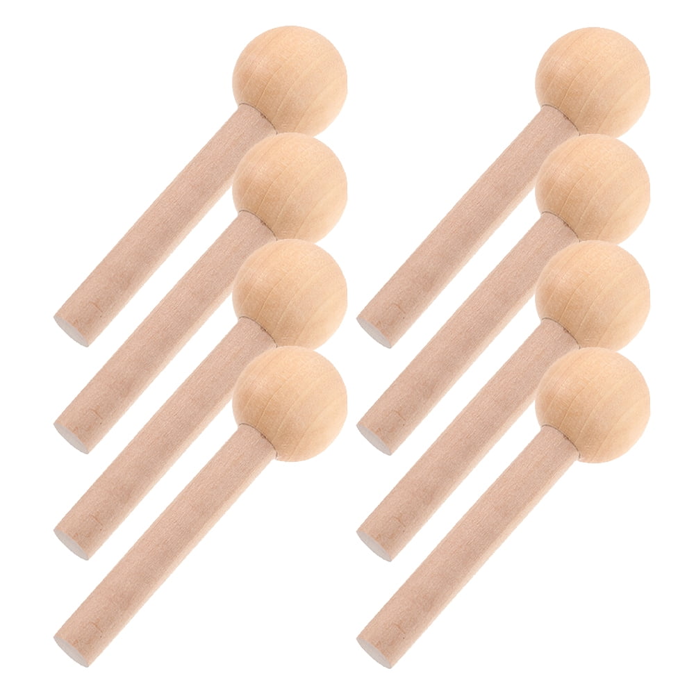 8pcs Wood Pegs for Pegboard Unfinished Wood Shaker Pegs Small Pegboard ...