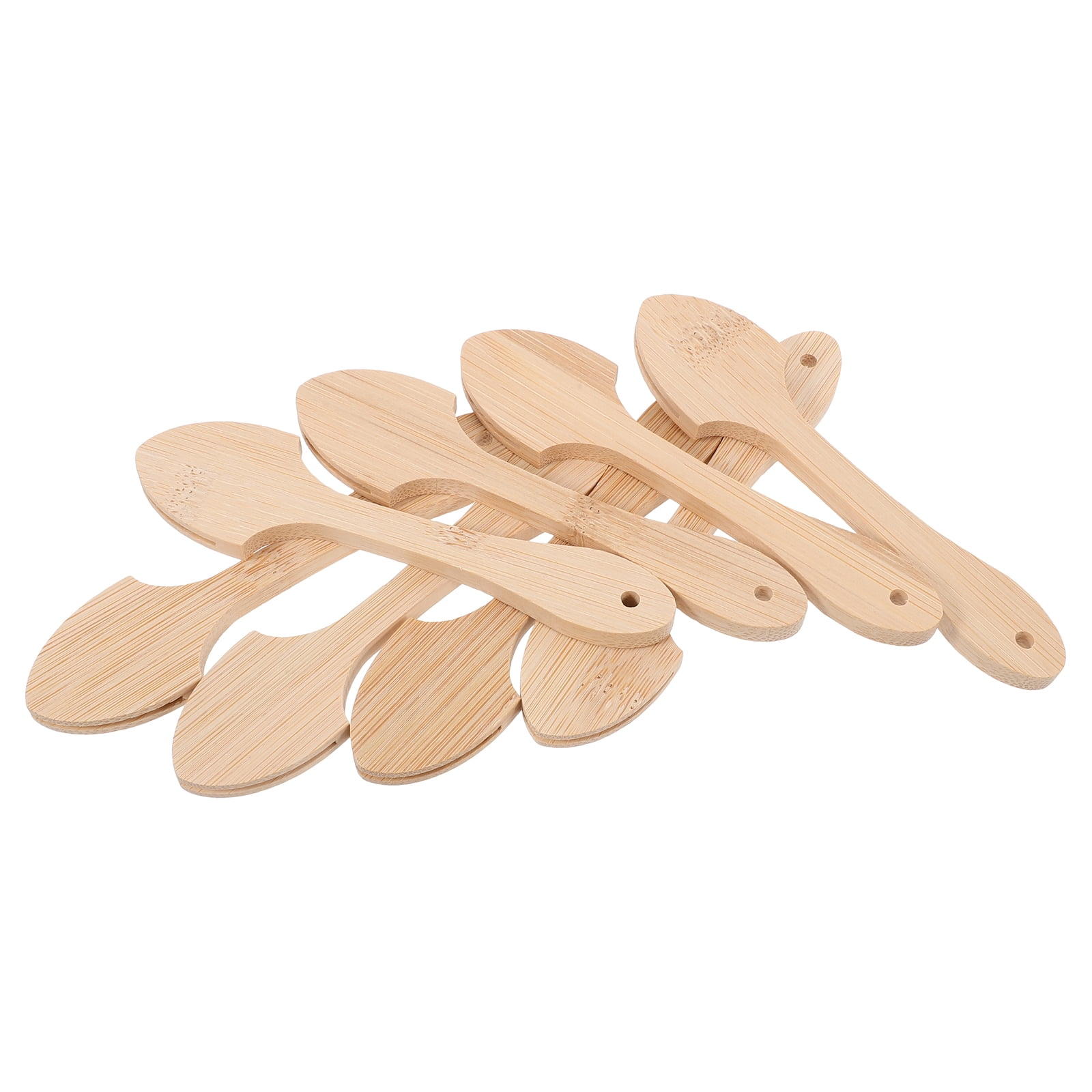 Wooden Fan Handles for Decor Light Yellow Craft Sticks Easy to Carry ...