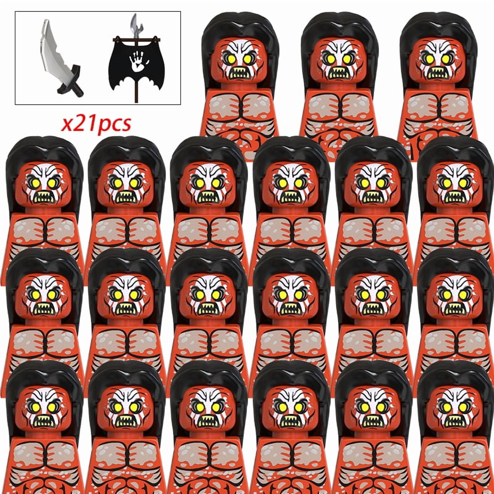 8pcs/lot The Elves Soldier Orcs Army Figures LOTR Armor Guard Warrior ...