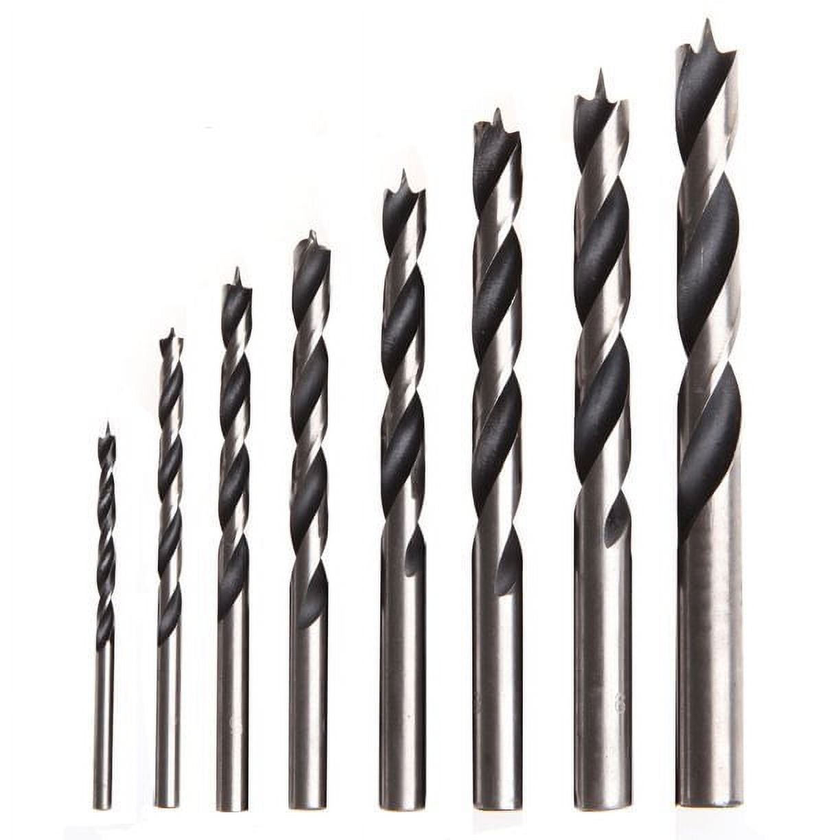 Walmart 8pcs 3-10mm Round Shank Wood Drill Bit Set for Professional ...