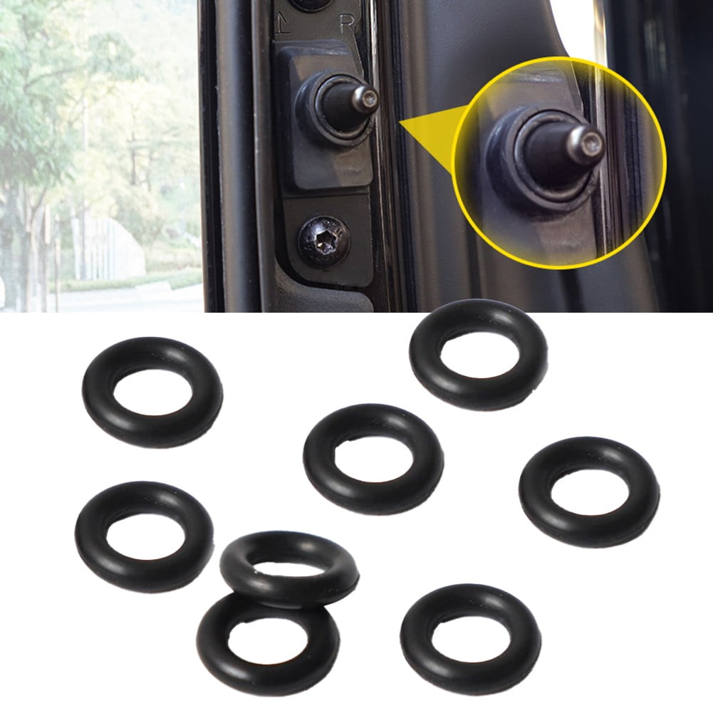 8Pcs/Set Car Middle Door Abnormal Noise Elimination Rubber Ring Mute ...