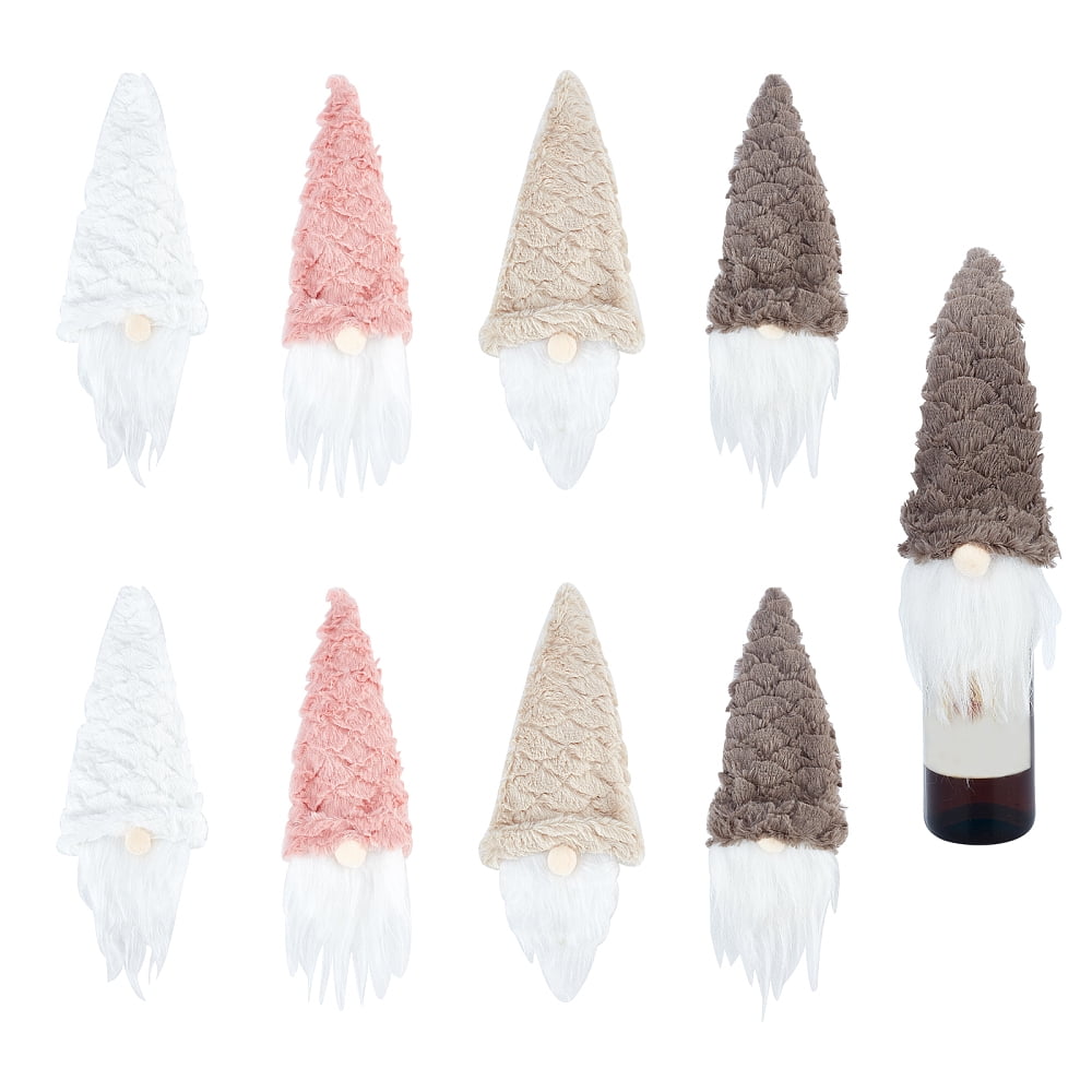 8pcsGnomes Wine Bottle Cover 4 Colors Tomte Wine Bottle Toppers 14 ...