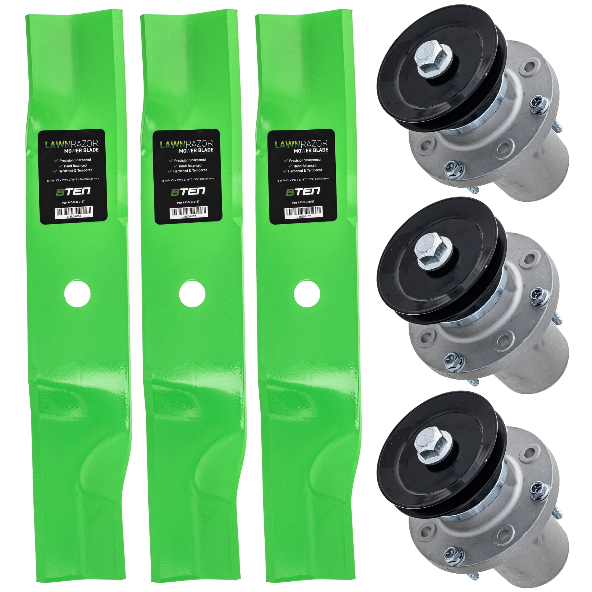 8ten Blade Spindle Kit for Cub Cadet PRO Z 148-S 48-inch 942-04417 918-07417 MK1013731 - Walmart.com