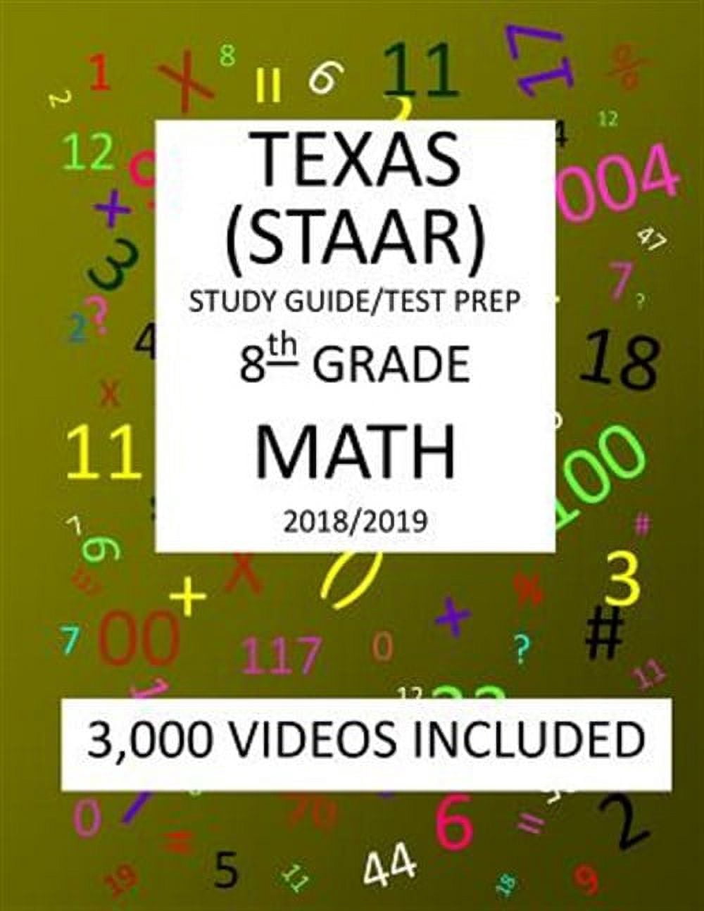 8th Grade Math Texas Staar - 2019 : 8th Grade Texas Assessment Academic ...