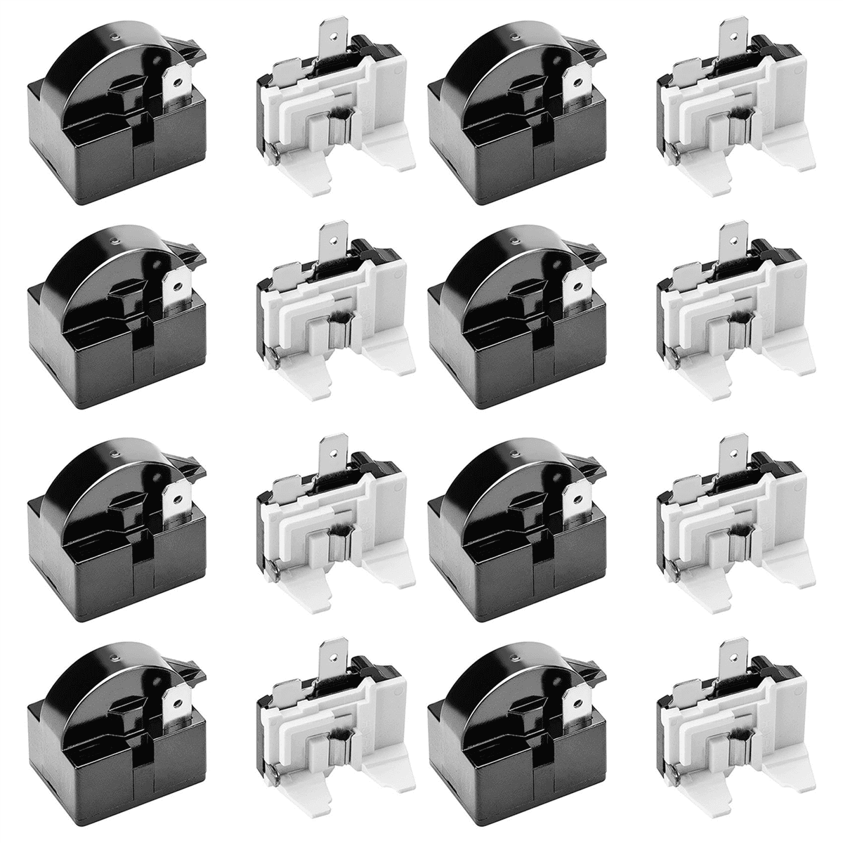 8x 1 Pin QP2-4.7 PTC Relay,1 Pin Refrigerator Relay and 6750C-0005P ...