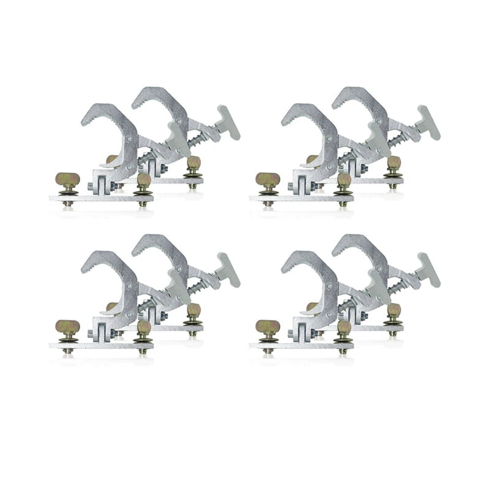 8x Aluminum Fold Clamp Hooks Stage Light Fold Hanging Hook Loading ...
