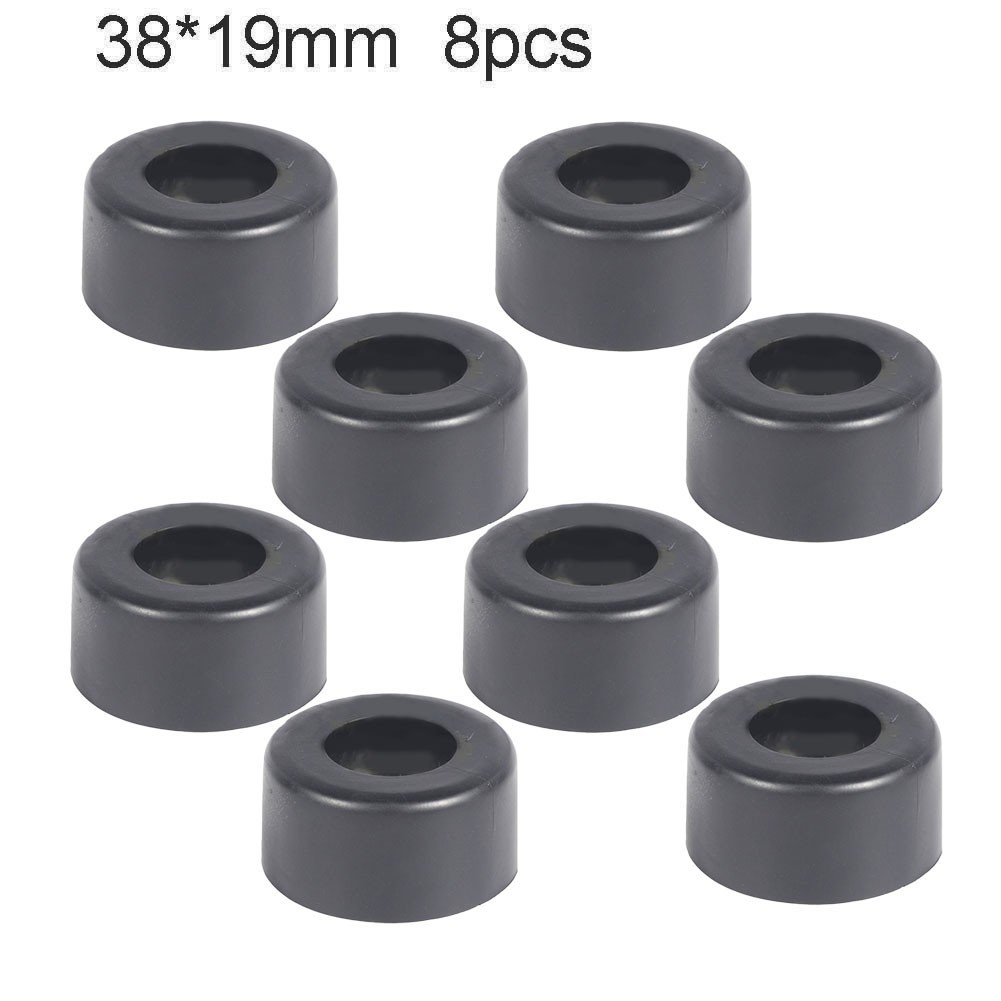 8x Black Speaker Cabinet Furniture Chair Table Box Conical Rubber Foot ...