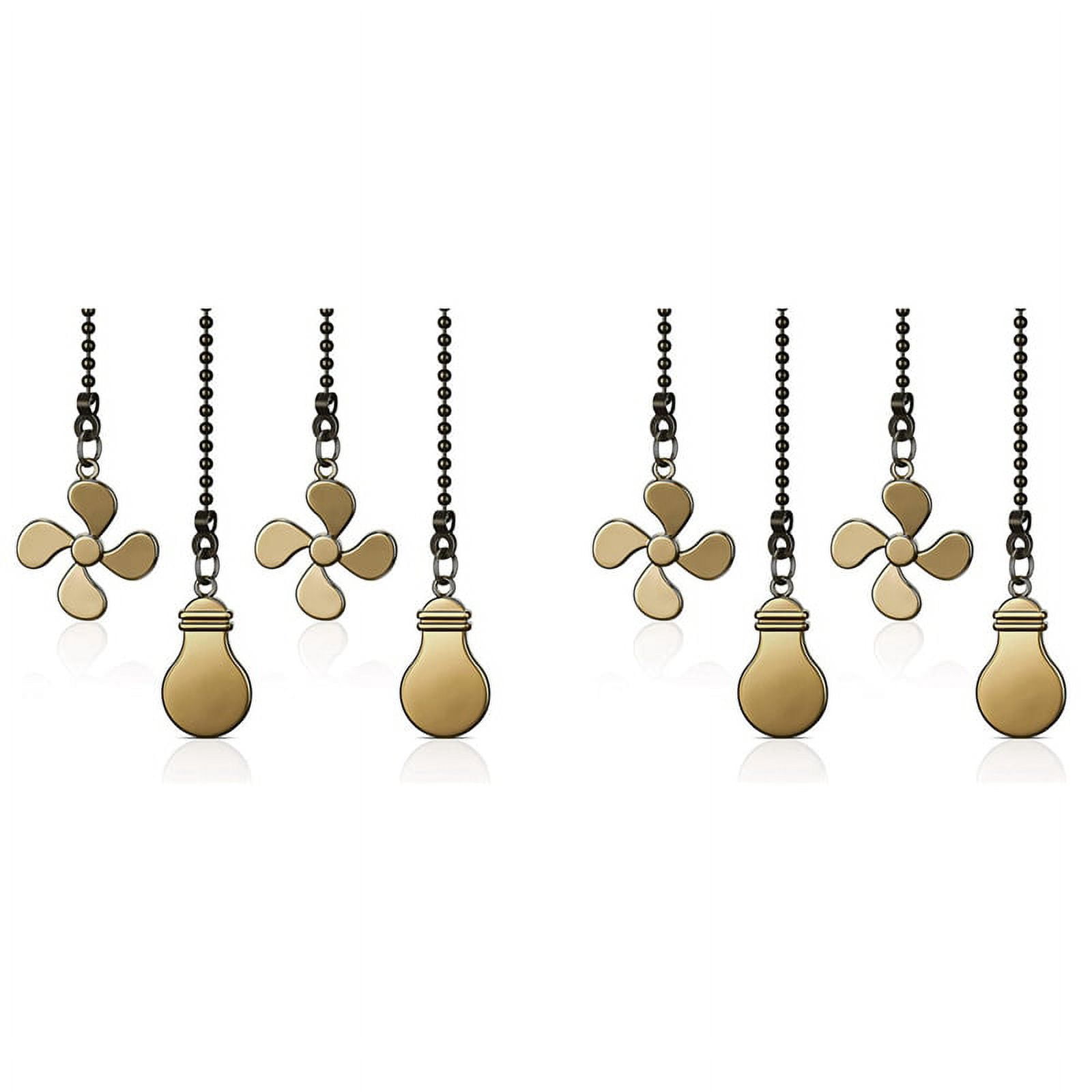 8x Ceiling Fan Pull Chain Fan Extension Chain Fan Chain Pulls ...