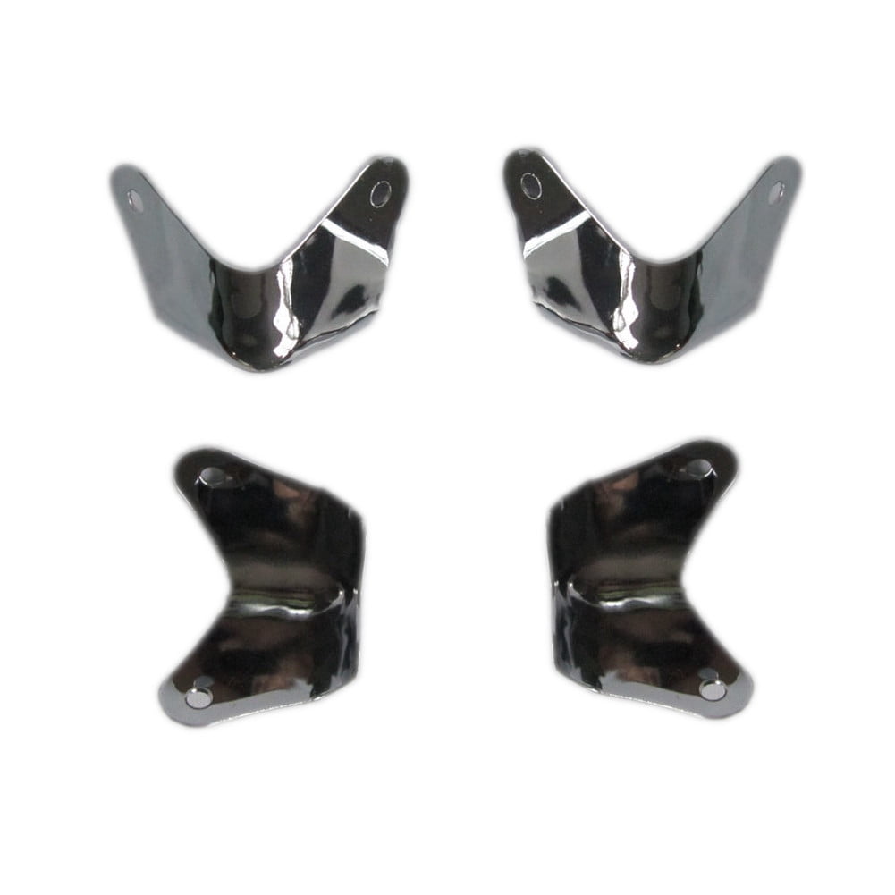 8x Corner Protectors 2 Leg Guitar AMP Amplifier Cabinet Corners ...