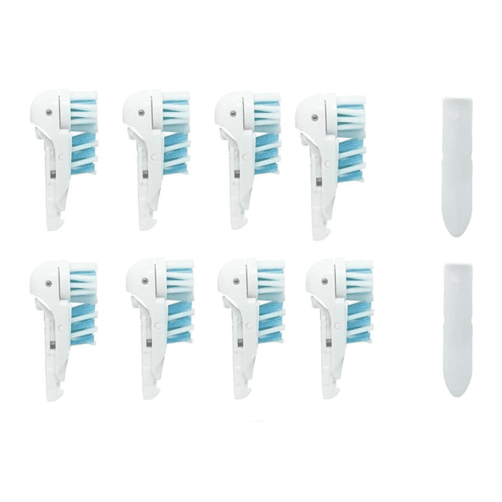 8x Dual Toothbrush Replacement Electric Brush Heads Attachments ...