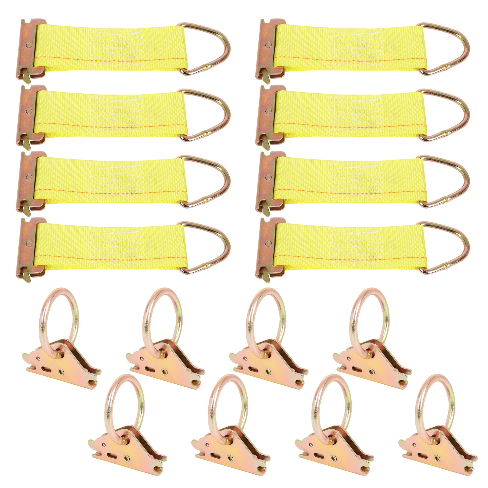 8x E Track Tie Down O-Ring Anchors & 8x Rope Tie Offs E Track Tie Down ...