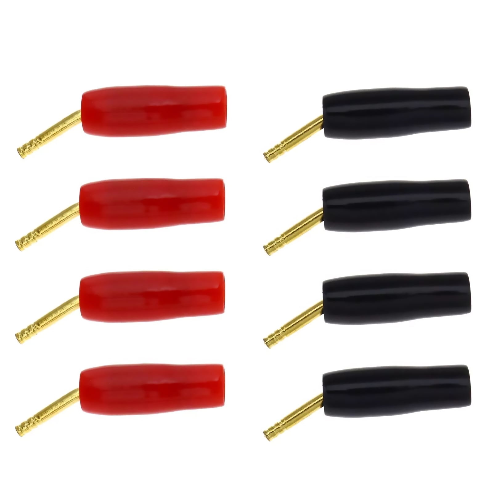 8x Gold-Plated Banana Plugs Superior Conductivity for High-Fidelity ...