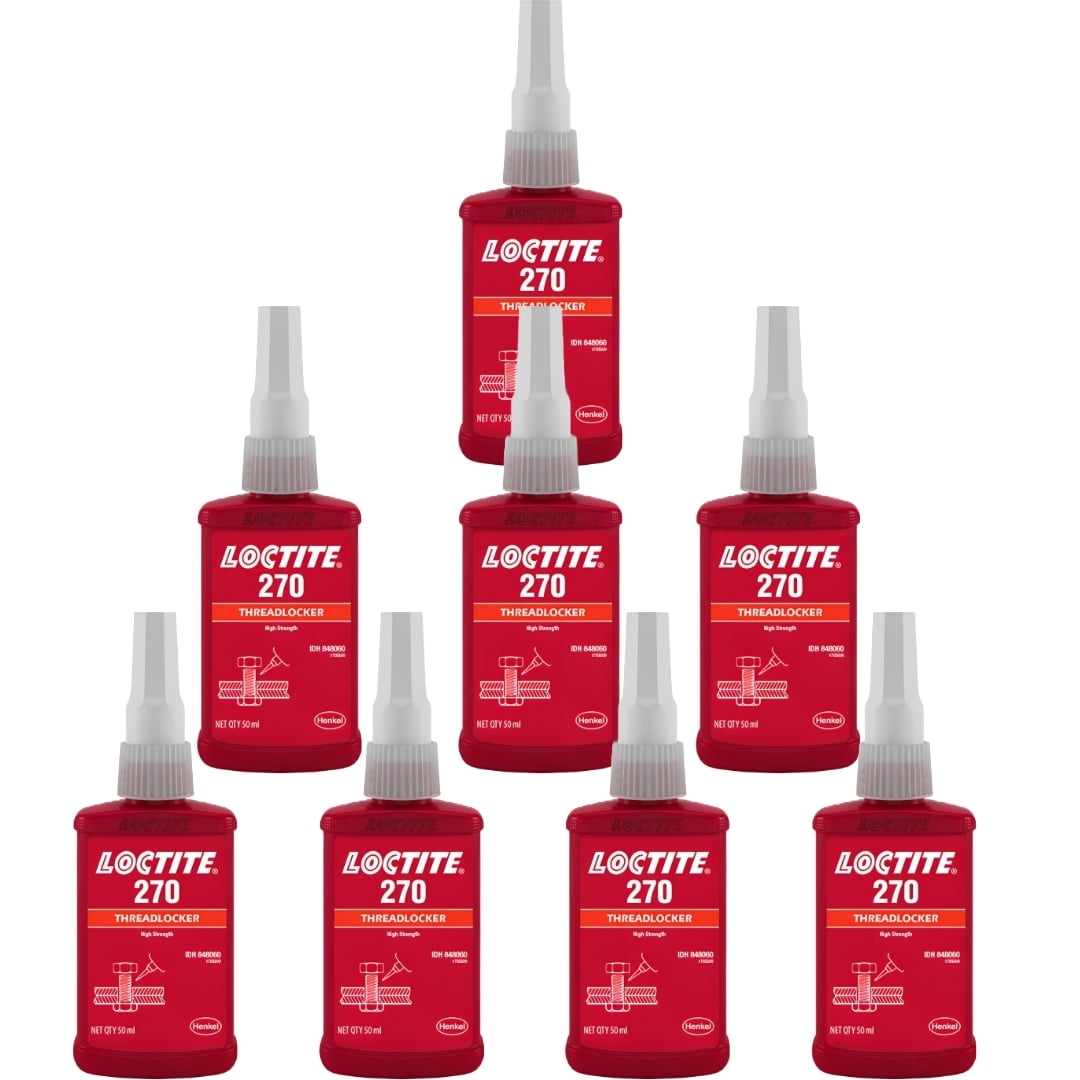 8x Loctite 270 High Strength All Metal Threadlocker 50ml - Walmart ...