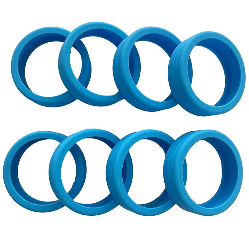 8x Luggage Caster Shoes Wheel Luggage Color Wheel Protection Cover ...