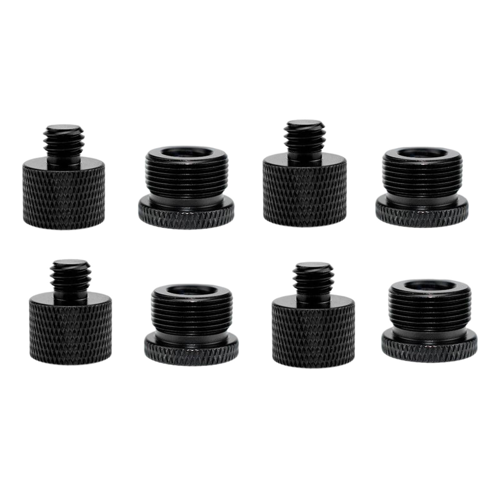 8x Mic Thread Adapter Set Universal Aluminum Alloy Screw Adapter Thread ...