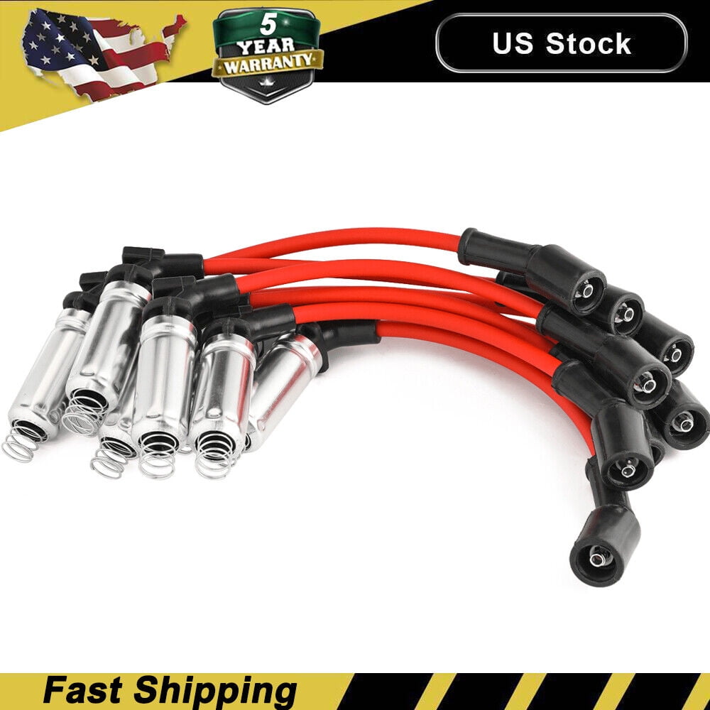8x PERFORMANCE Spark Plug Wires For CHEVY GMC 1999-2006 LS1 VORTEC 4.8 ...