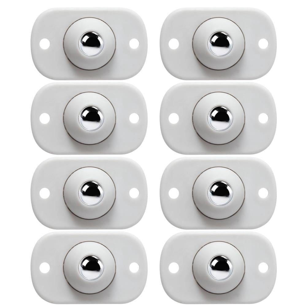 8x Self Adhesive Caster Wheels, Mini Swivel Paste Universal Pulley O0Z6 ...