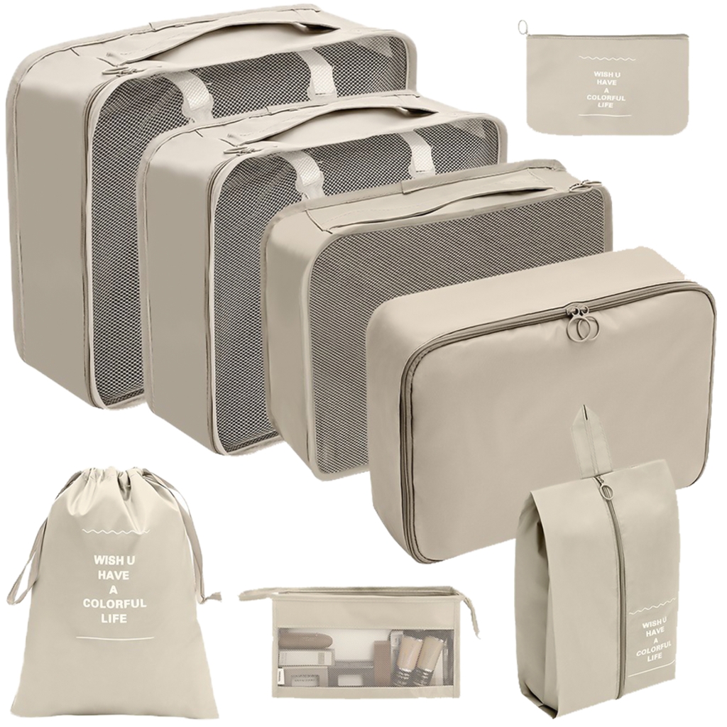 8x/Set Travel Organiser Suitcase Organiser Bag Waterproof Luggage ...